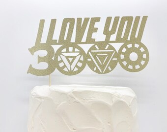 I Love 3000 Cake Topper - Etsy