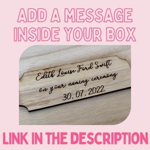 Large Personalised Engraved Wooden Memory Box, Travel Box - Etsy UK