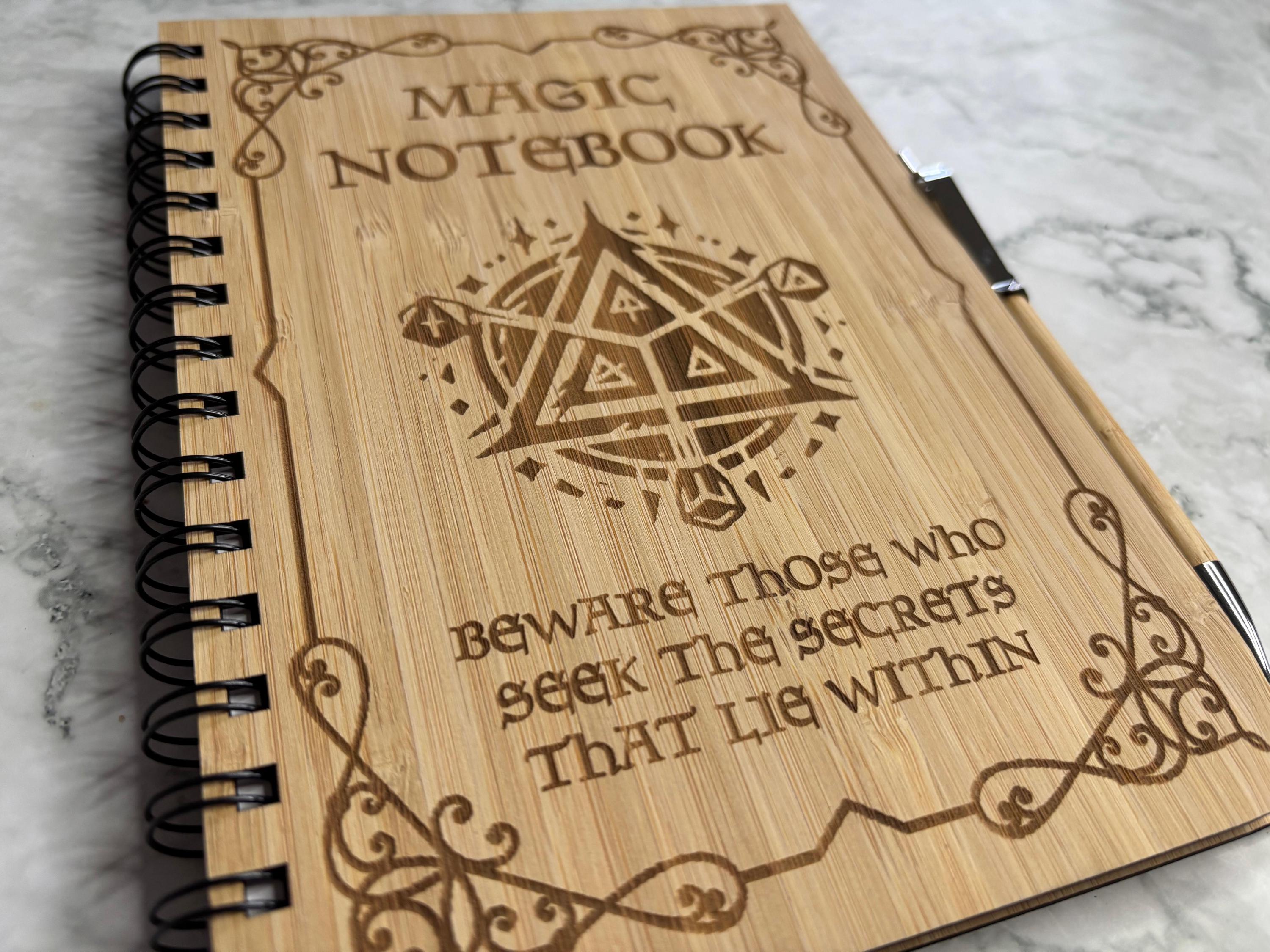 Bamboo Dnd Campaign Journal, Adventurer's Notes, Magic Notebook for ...