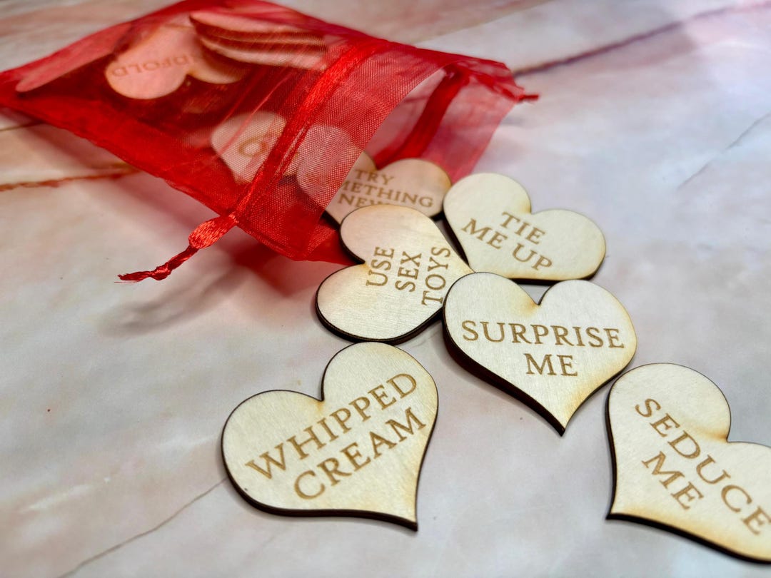 Personalized Engraved Wooden Love Tokens, Valentine's Day Gift - Etsy