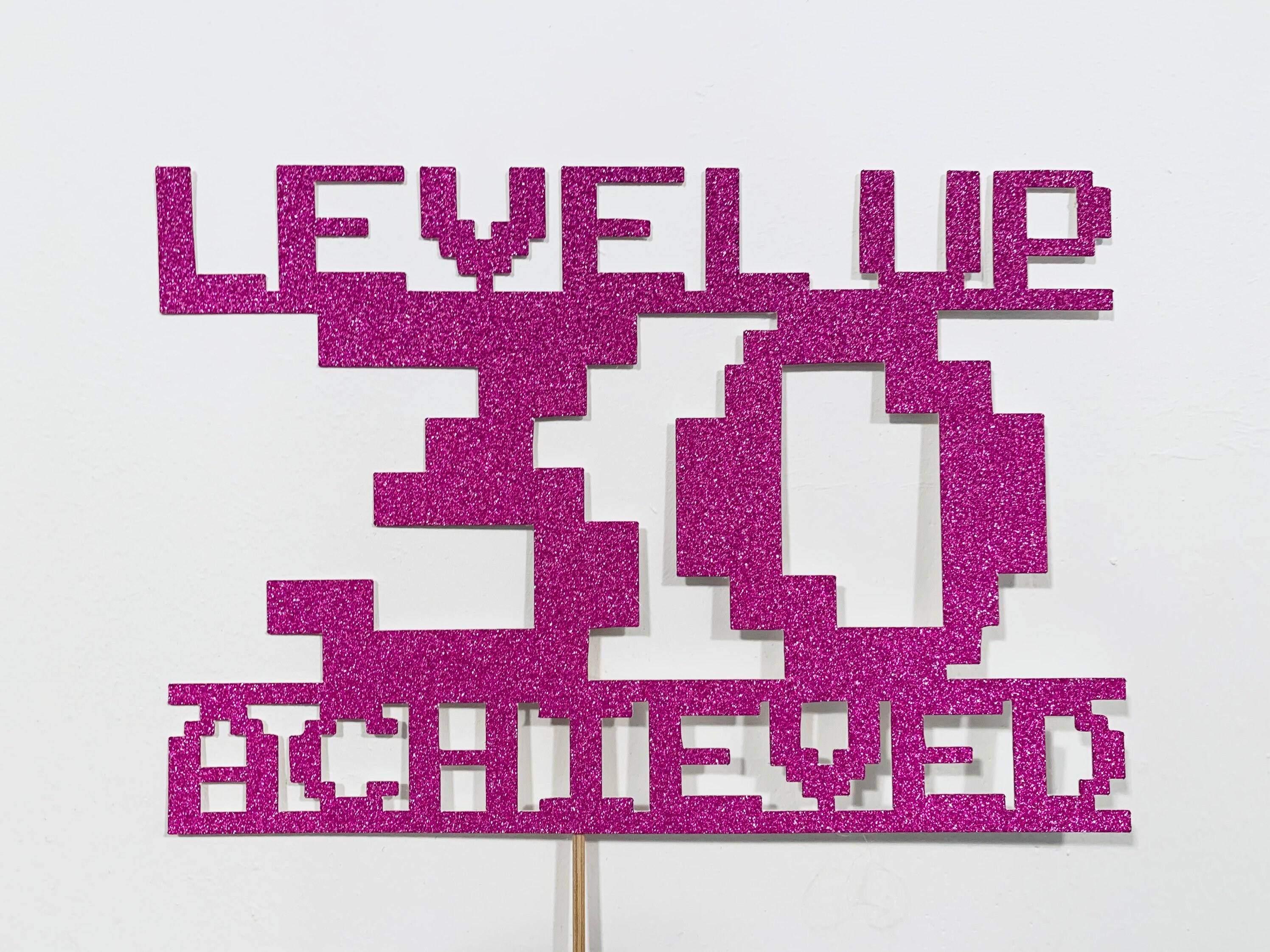 Level up Age Gaming Birthday Cake Topper - Etsy UK