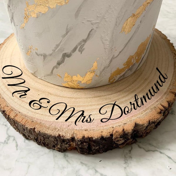 Wood Cake Board - Etsy