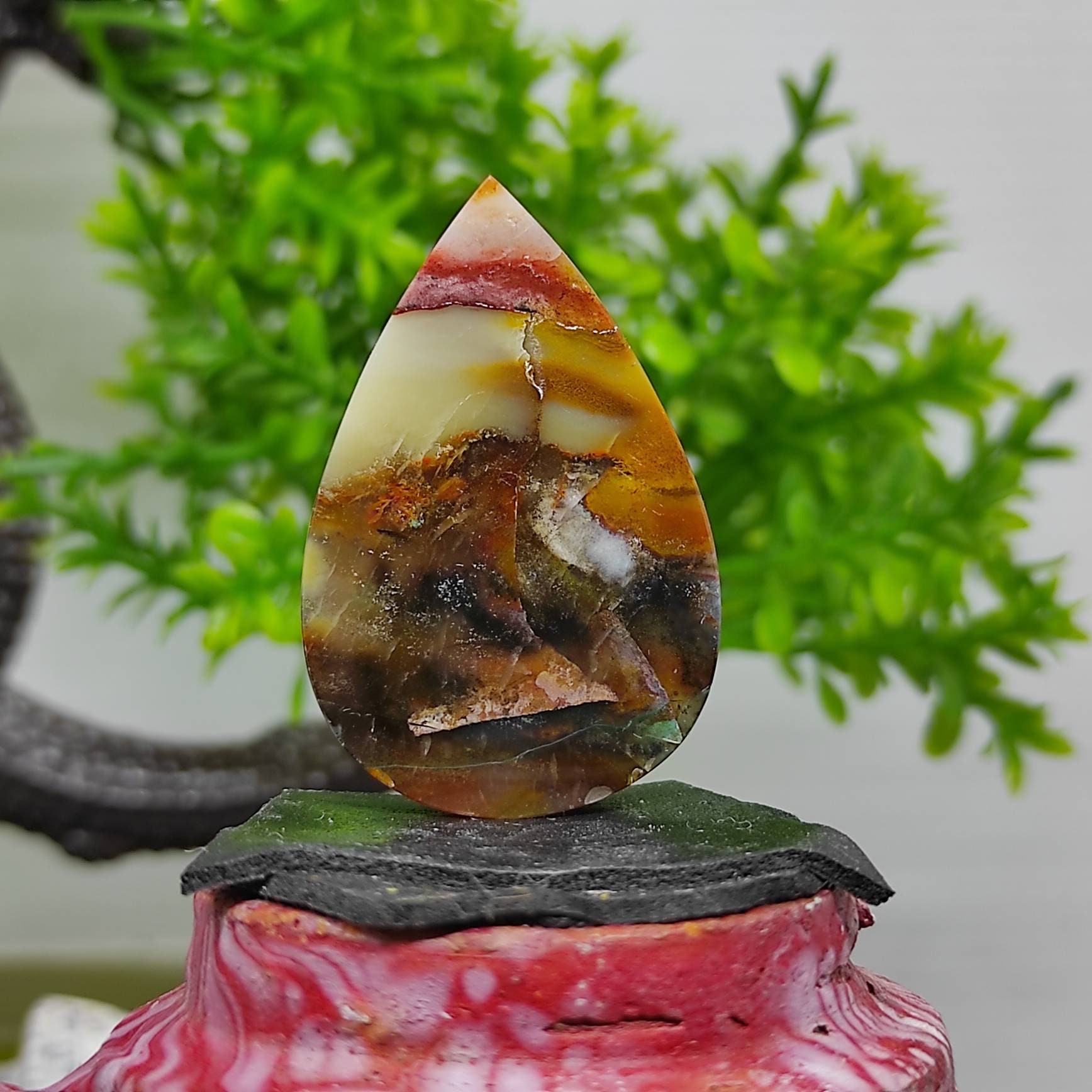 Jewelry & Beauty Craft Supplies & Tools 705 Petrified WOOD Jasper Stone ...
