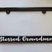 Blessed Grandma License Plate Frame: Christian Nana Car Gift - Etsy