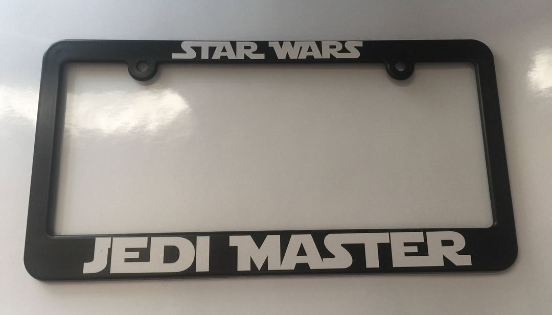 Star Wars Jedi Master License Plate Frame - Etsy