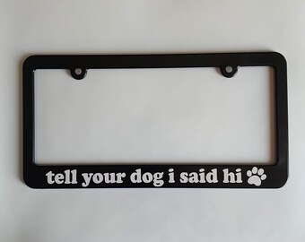 Color Powder Coated Stainless Steel License Plate Frame Car - Etsy