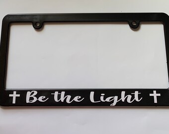Blessed Christian Jesus License Plate Frame | Etsy