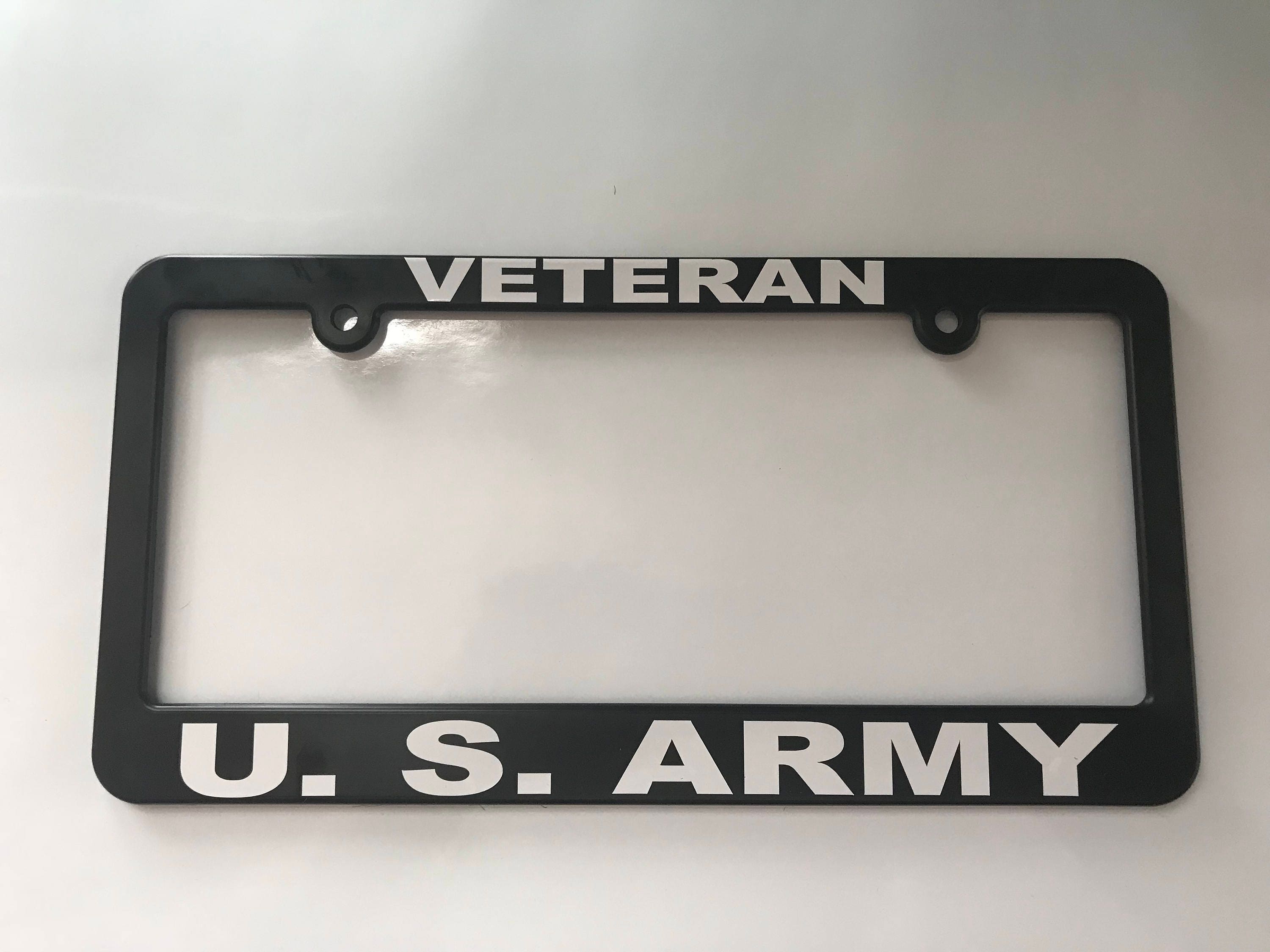 Veteran US Army United States License Plate Frame - Etsy