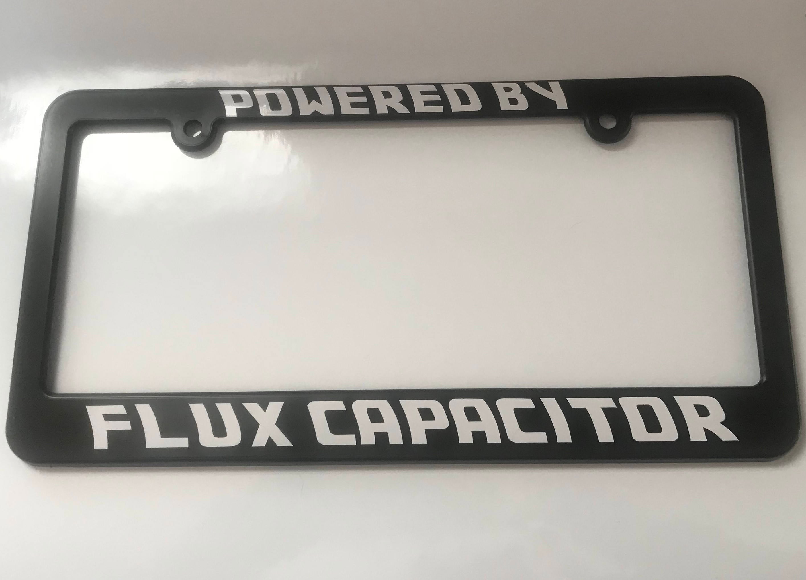 Powered by Flux Capacitor Back to the Future License Plate - Etsy