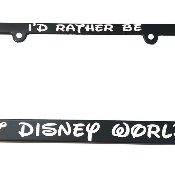 Disneyland License Plate Frame - Etsy