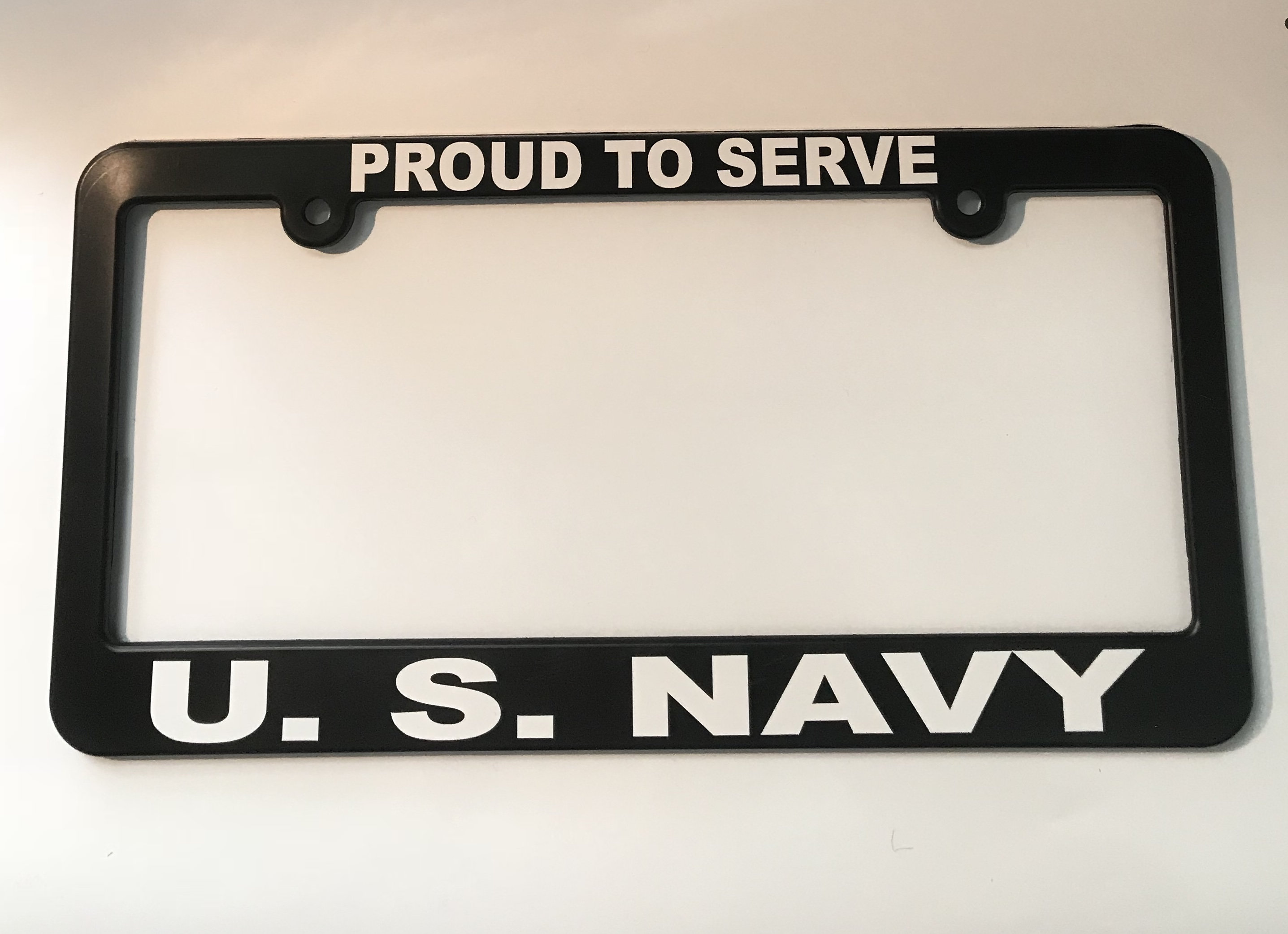 Proud to Serve US Navy United States License Plate Frame | Etsy