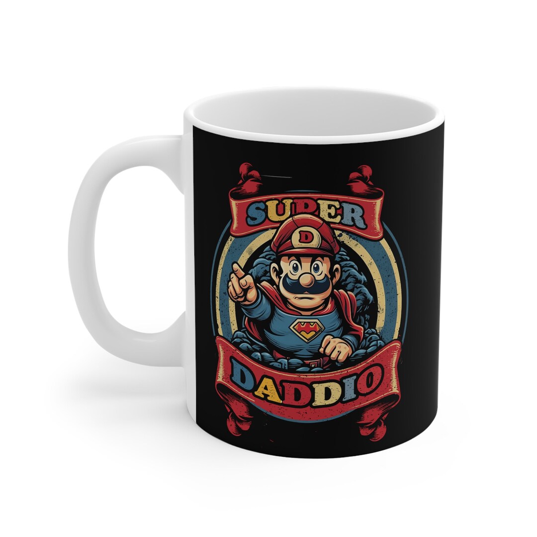 Super Daddio Fathers Day Mug, Fathers Day Gift, Gift for Dad, Gift for Him, Birthday Gift for ...