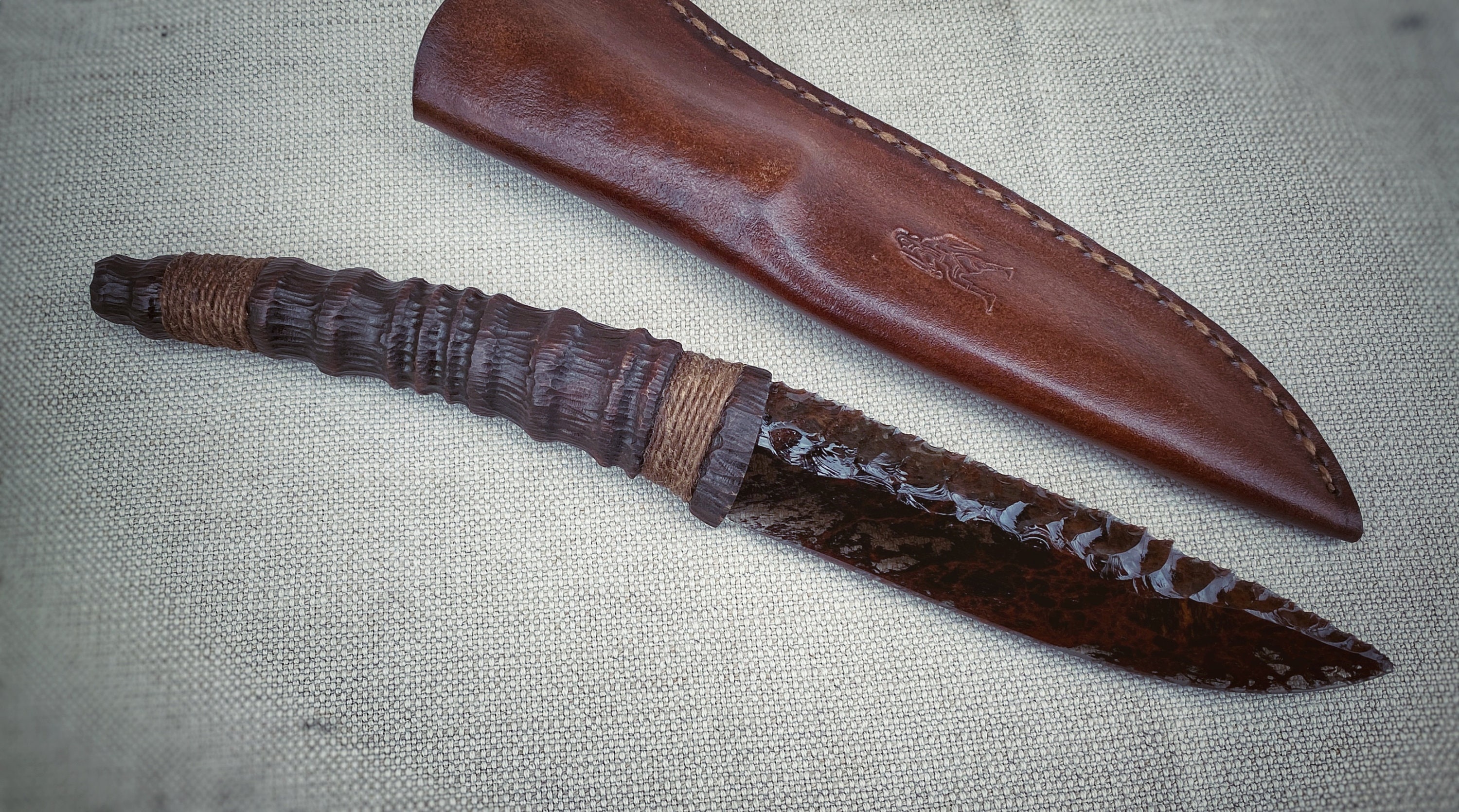 Obsidian Kitchen Knife