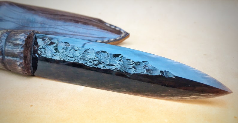 Obsidian knife Handmade knife Stone knife Magic attribute | Etsy