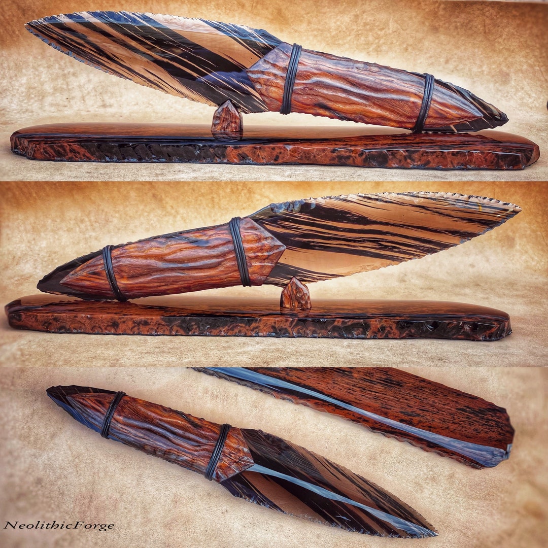 Obsidian Knife, Magic Knife, Neolitchic Art, Neolithic Collection in ...