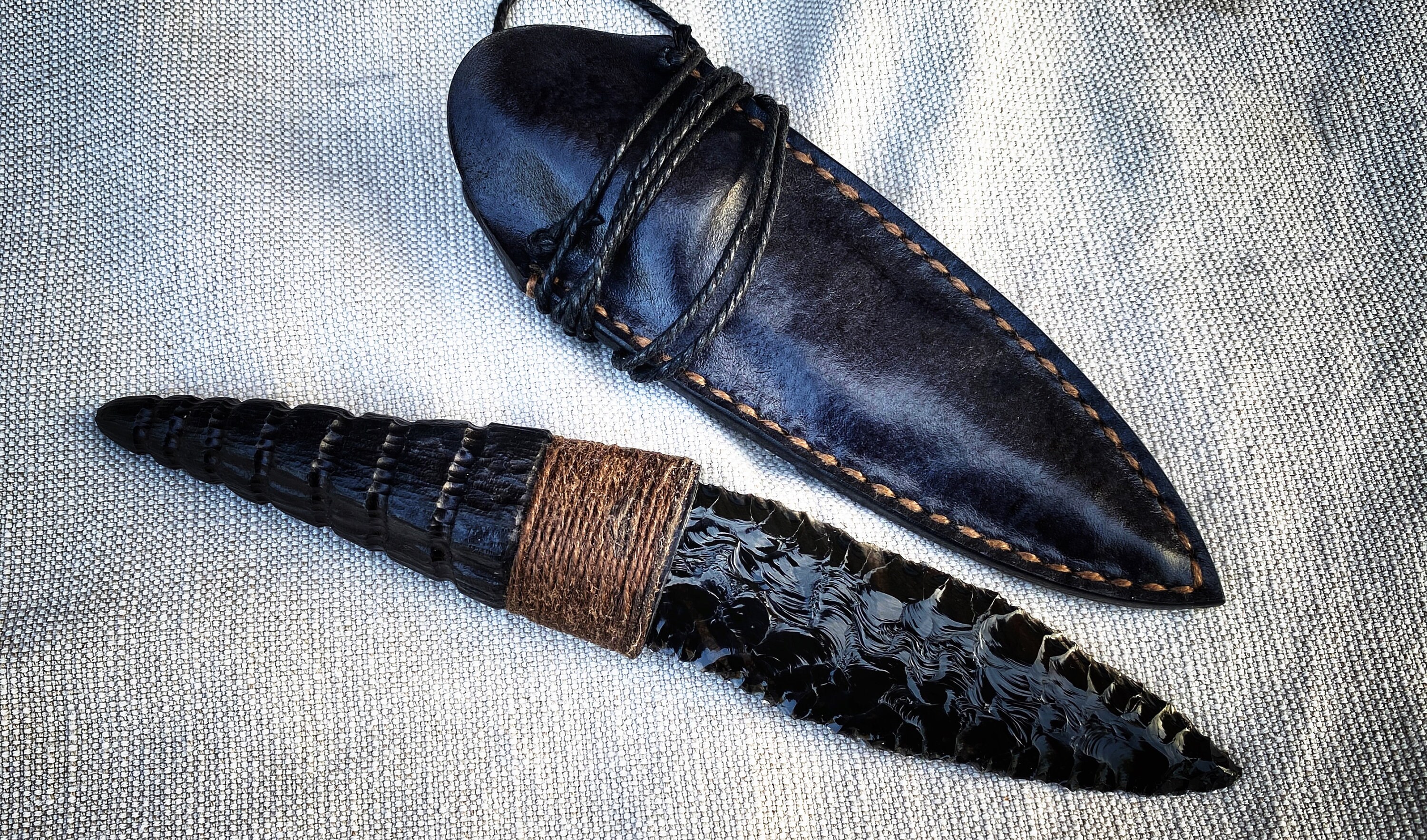 Ancient Obsidian Knife