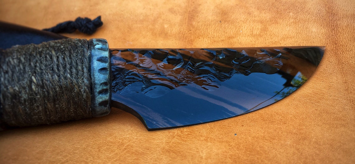 Obsidian Knife Stone Knife Neolithic Knife Designer Stone - Etsy