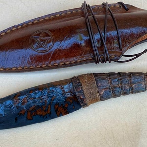 Obsidian Knife Ritual Knife Magic Knife Art Knife Obsidian - Etsy