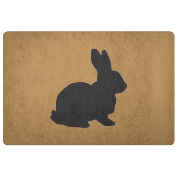 Rabbit Doormat - Etsy