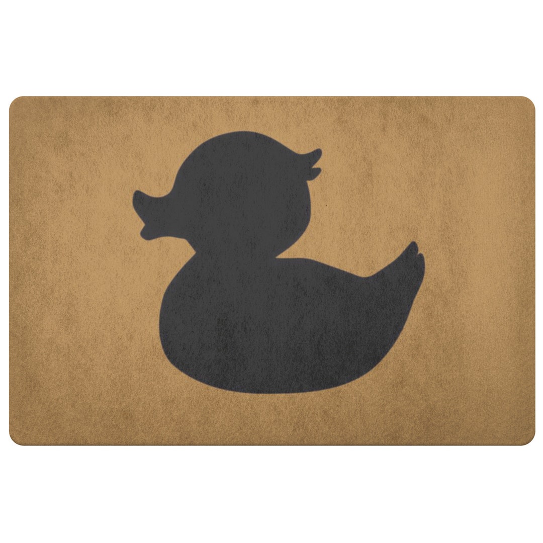 Duck Doormat Lovely Housewarming Regalo Goma Pato Bienvenida Estera ...