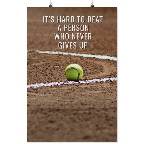 Motivational Baseball Posters
