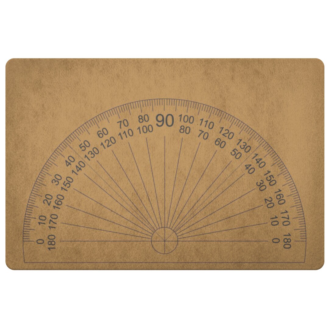 Protractor Door Mat Funny Math Teacher Gift Welcome Mat - Etsy