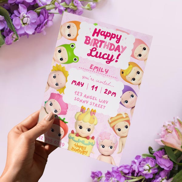 Sonny Angel Box Template - Etsy