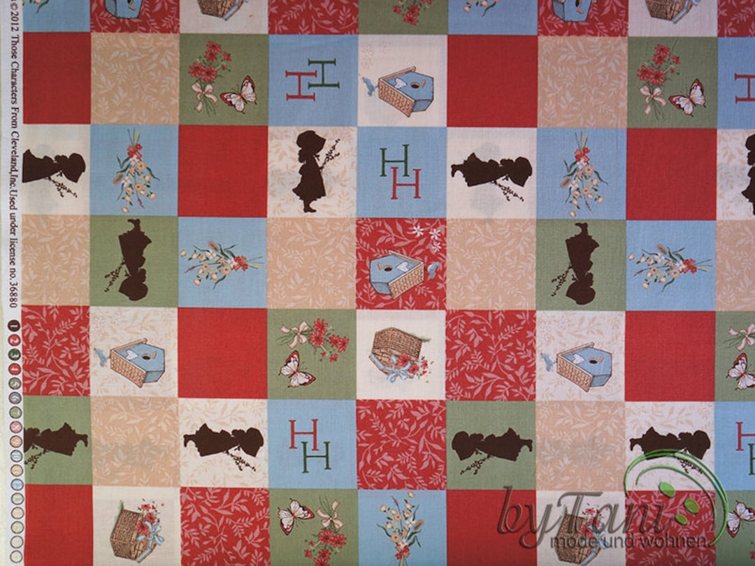 Patchwork Cotton Fabric Holly Hobbie Country 1, Patch, Pattern ...