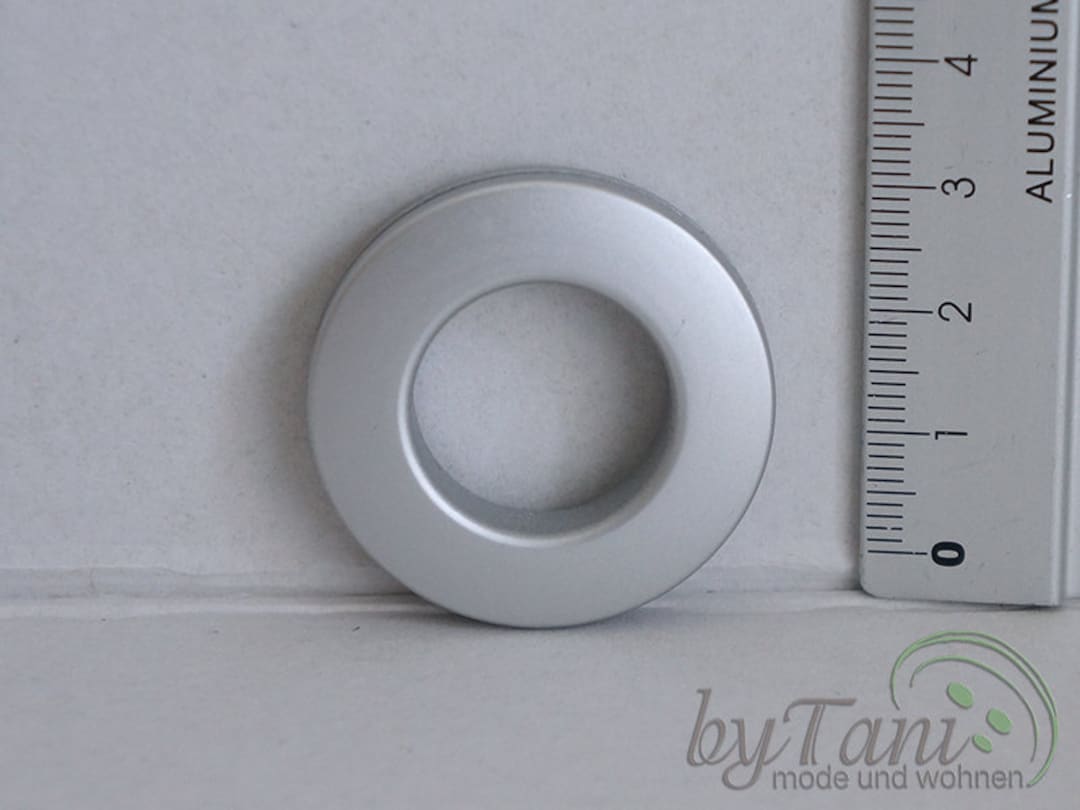 Decorative Fabric Eyelets Chrome Matt 20 X 36 Mm 10pcs.set - Etsy