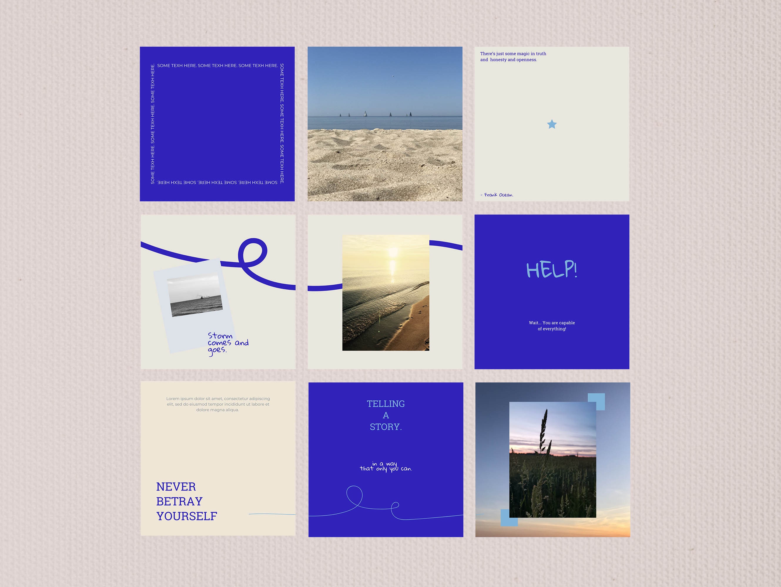 Storytelling Instagram Posts - 27 Customizable Canva Templates - Etsy