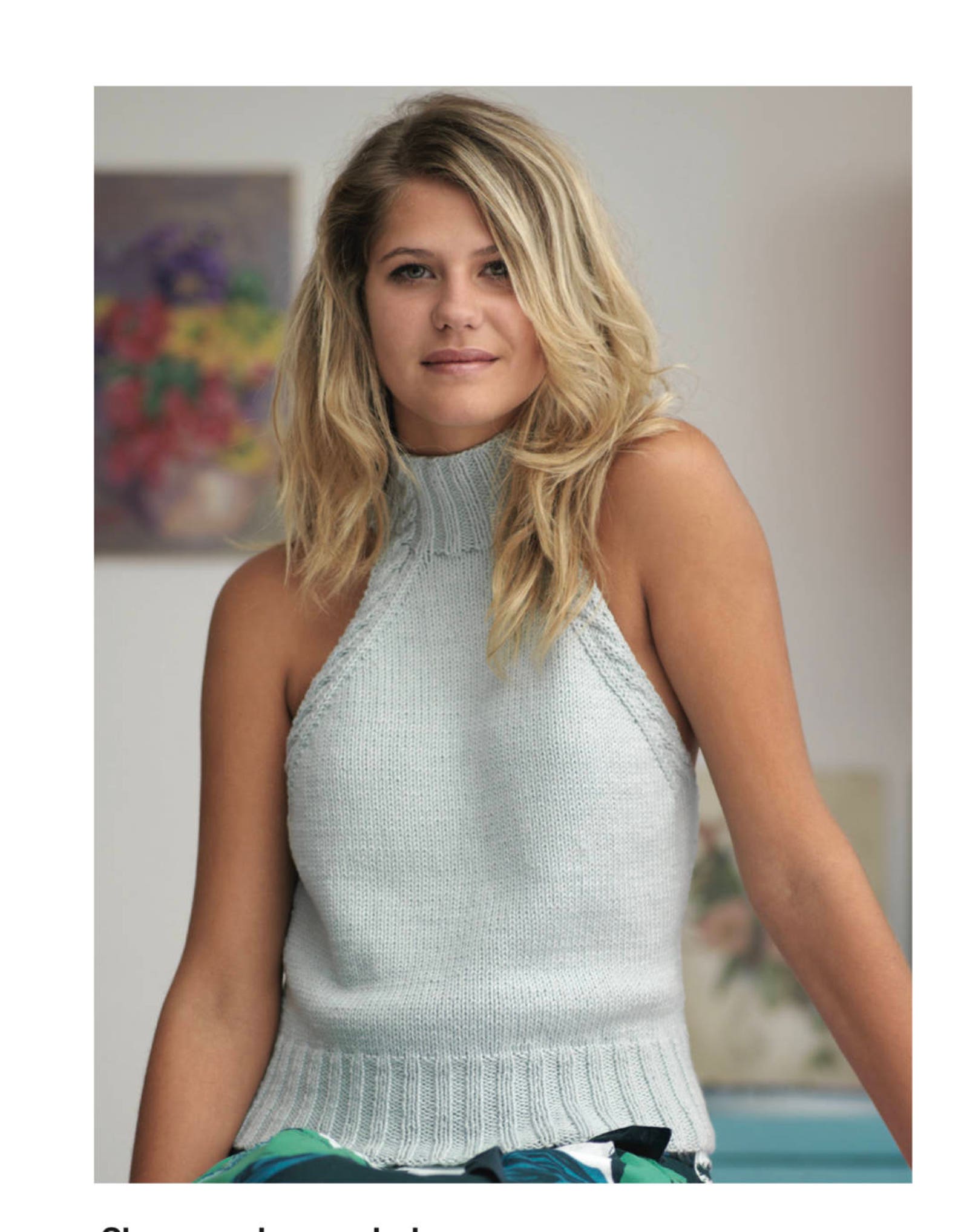 Knitting Pattern Top - Knitted Top Women - Hand Knitted Top - Knitting ...