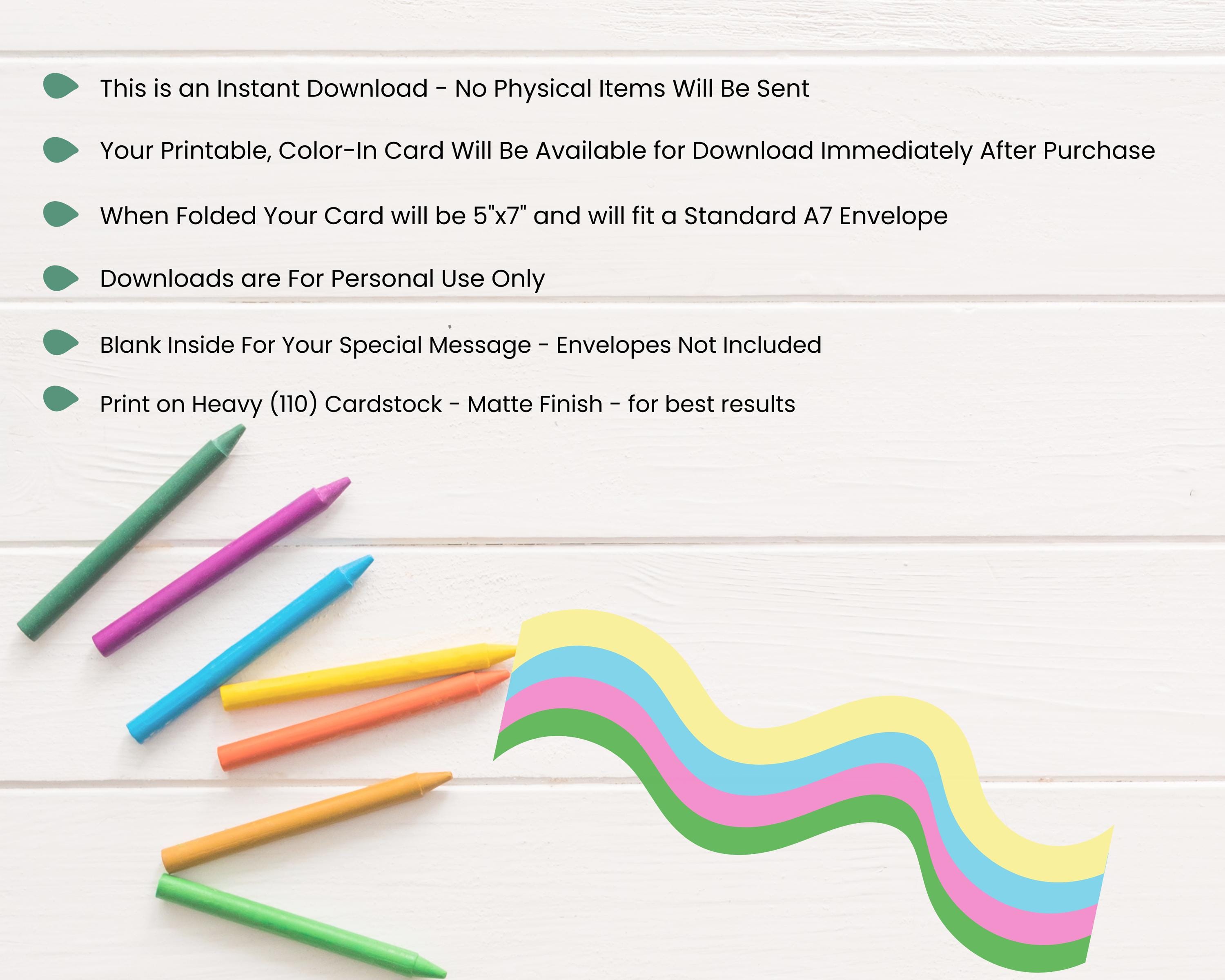 Happy Birthday Papi Color-in Card | Printable Papi Birthday Card | Gift for Papi | Birthday Card ...