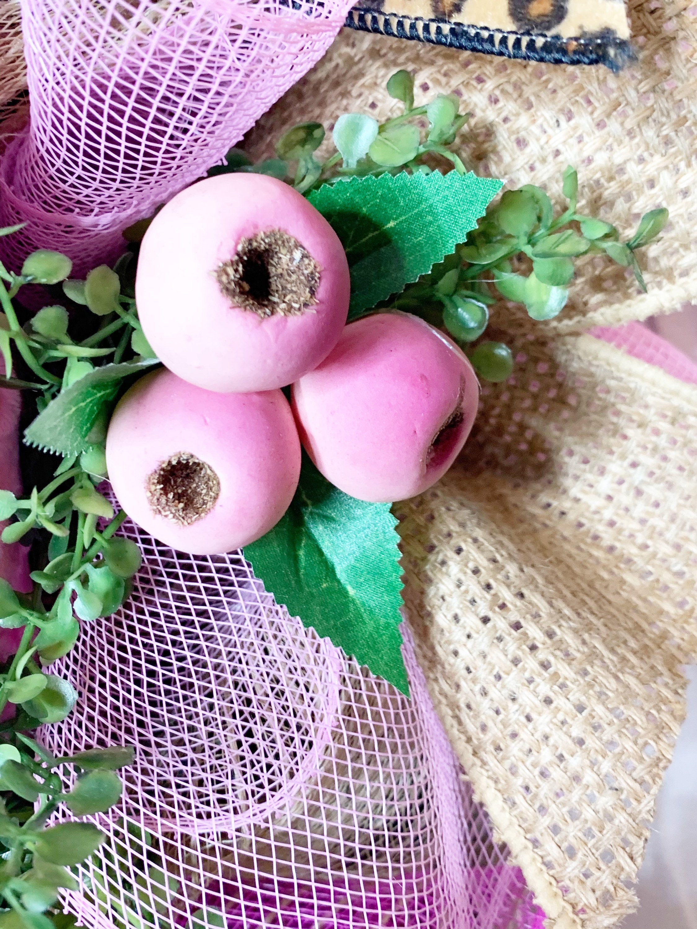 Leopard Print Easter Bunny Wreath, Easter Decor, Cheetah Print Decor ...