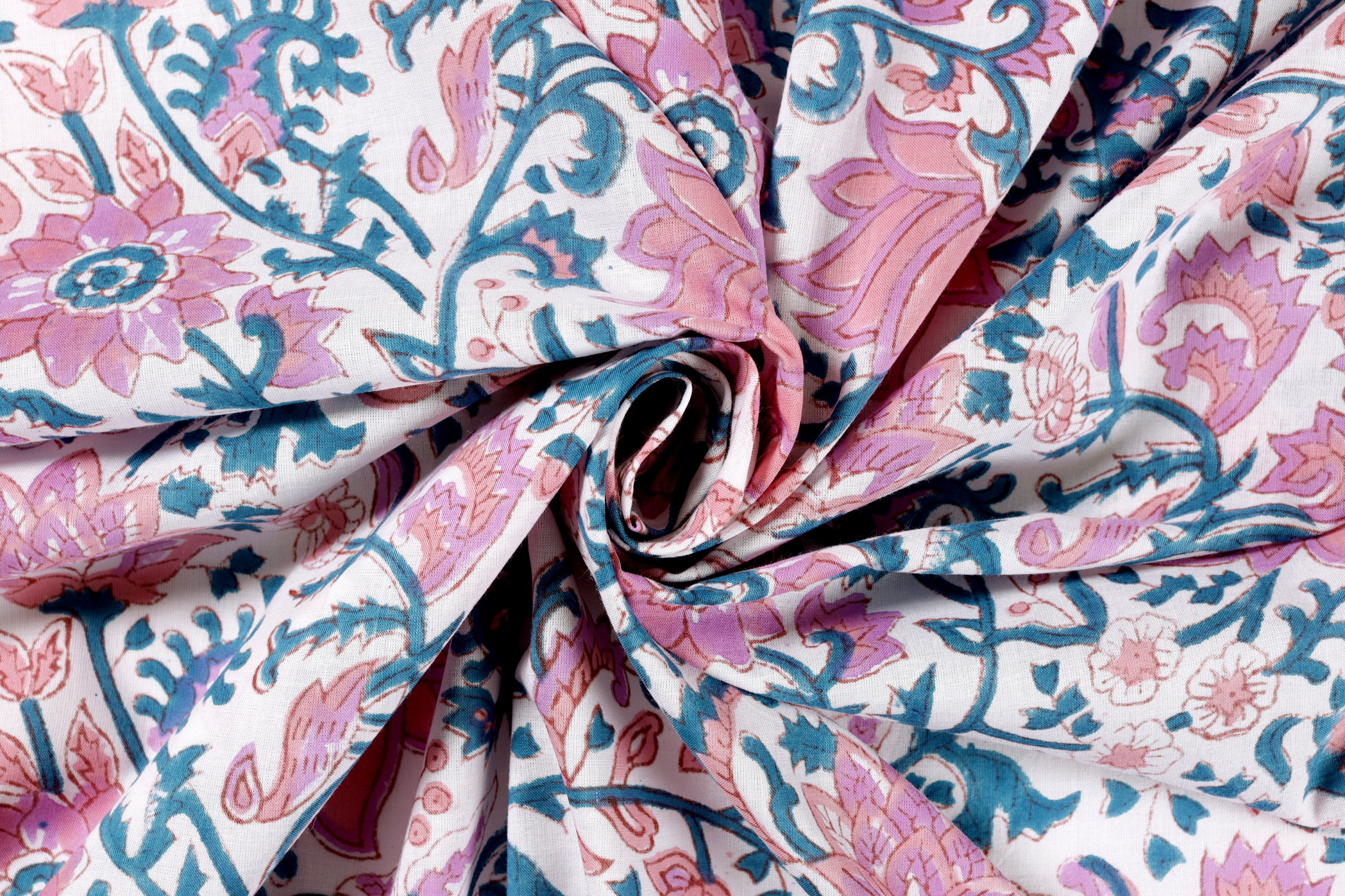 Hand Block Print Fabric Modern Upholstery Fabric Block Print Pillow ...