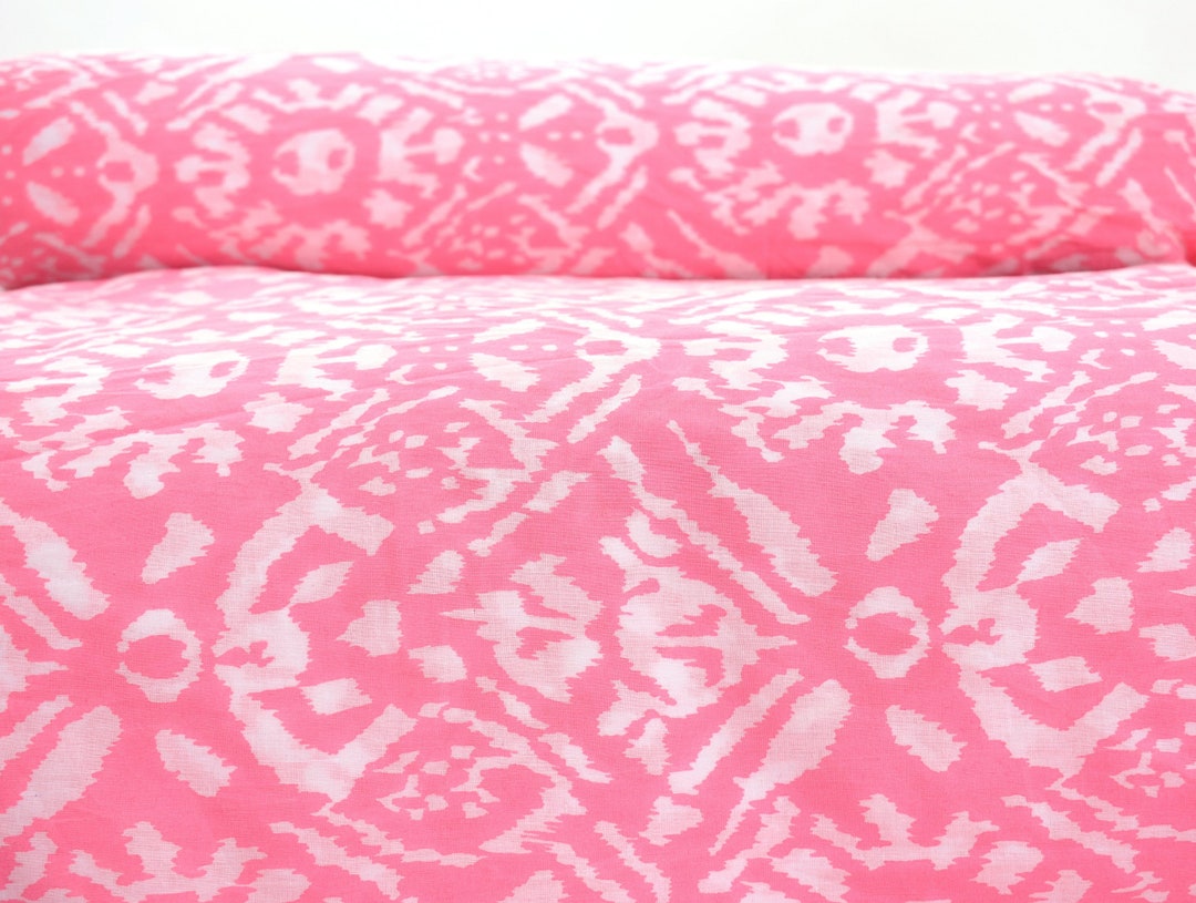 Indian Fabric Ikat Cotton Fabric by the Yard, Handloom Ikat Cotton ...