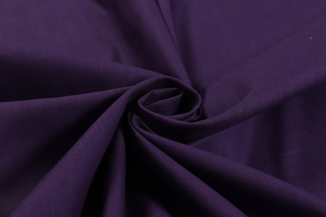 58 Wide Purple Cotton Fabric 100% Cotton Fabric Solid - Etsy