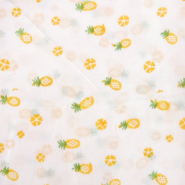 Pineapple Fabric - Etsy