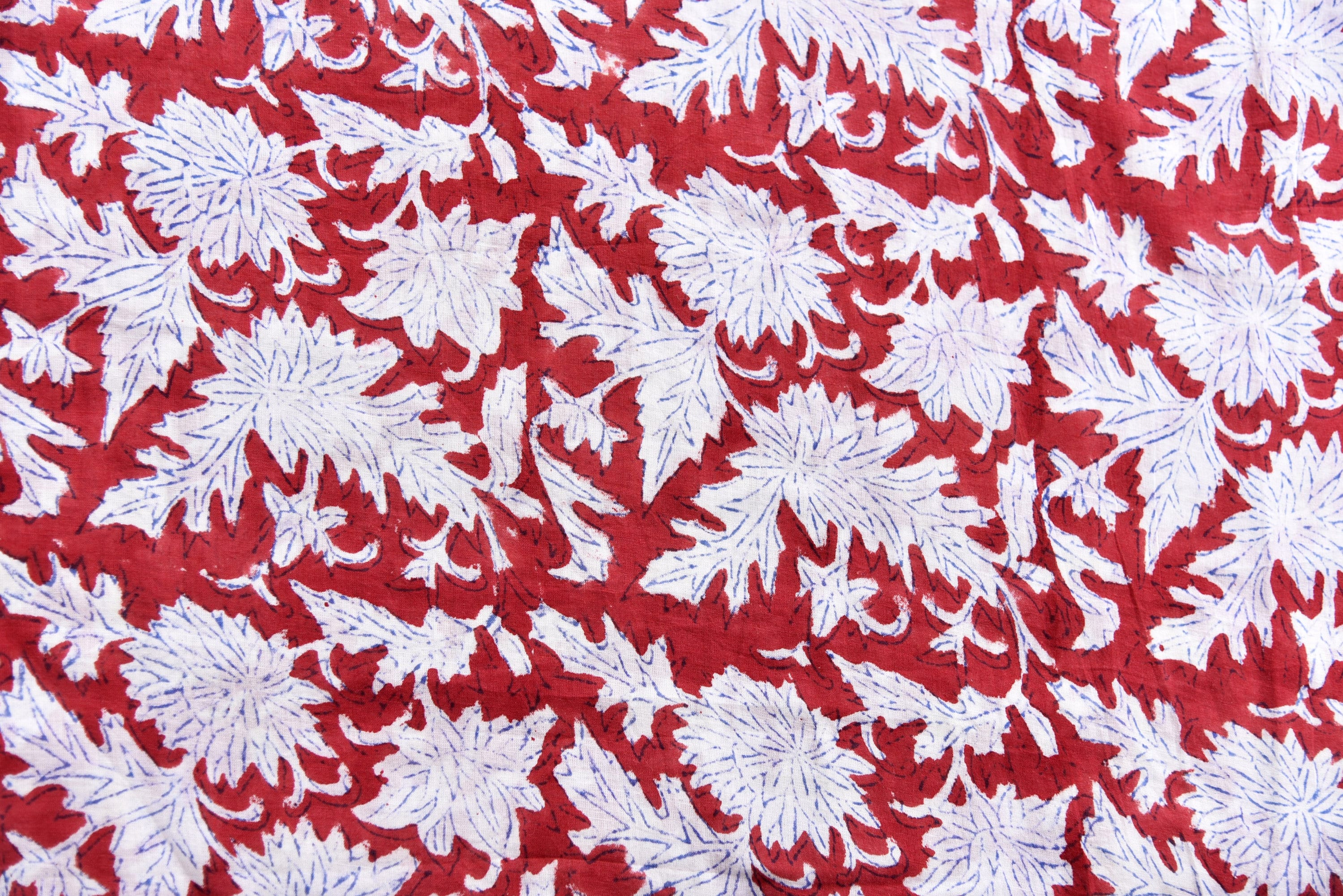 Sewing Fiber Materials INDIAN Handmade Cotton Block Print Fabric With sewing-fiber-materials-indian-handmade-cotton-block-print-fabric-with