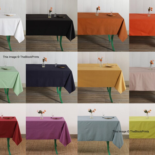 Cotton Tablecloth - Etsy