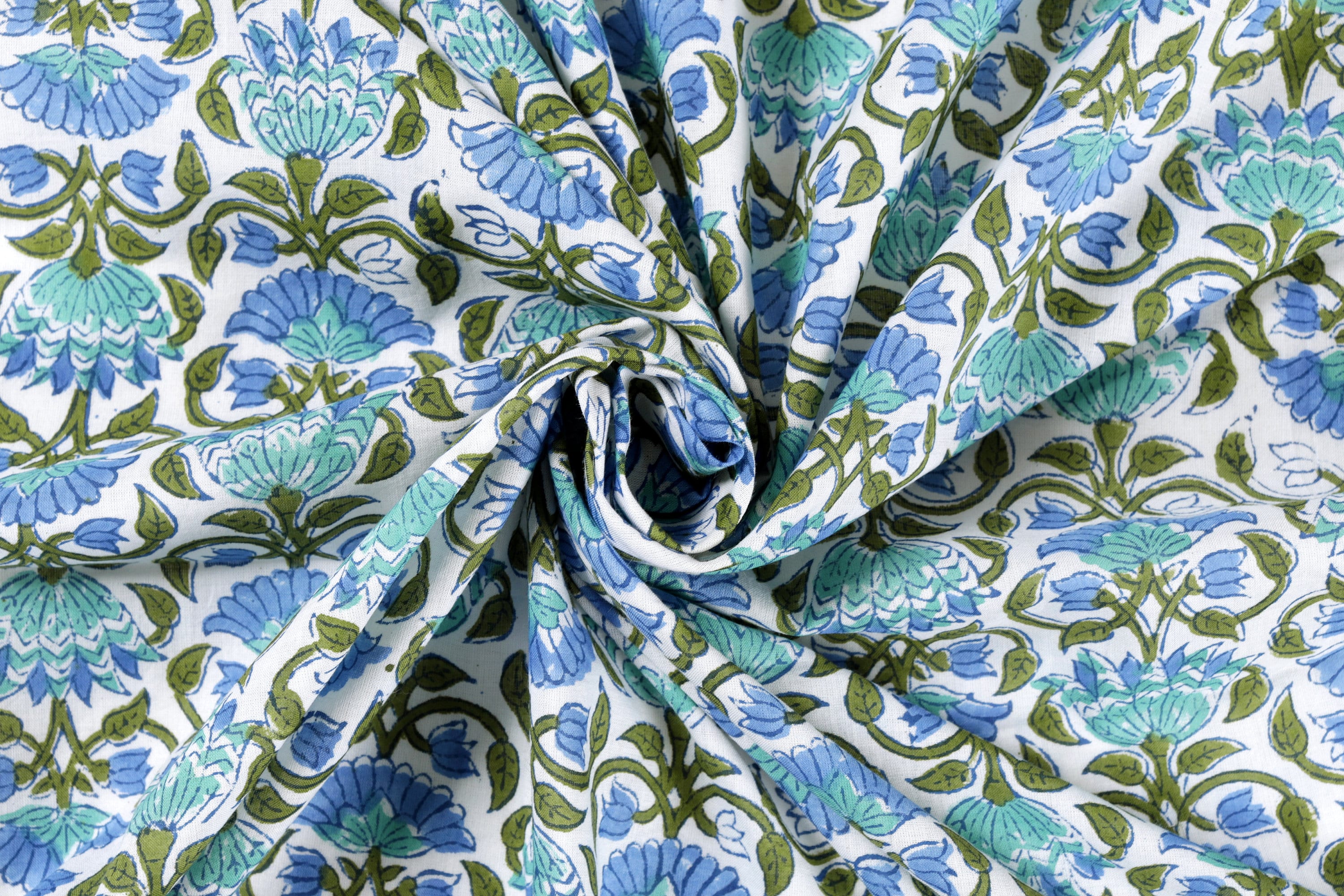 1 to 20 Yards Indian Hand Block Print Fabric Crazy Indian - Etsy
