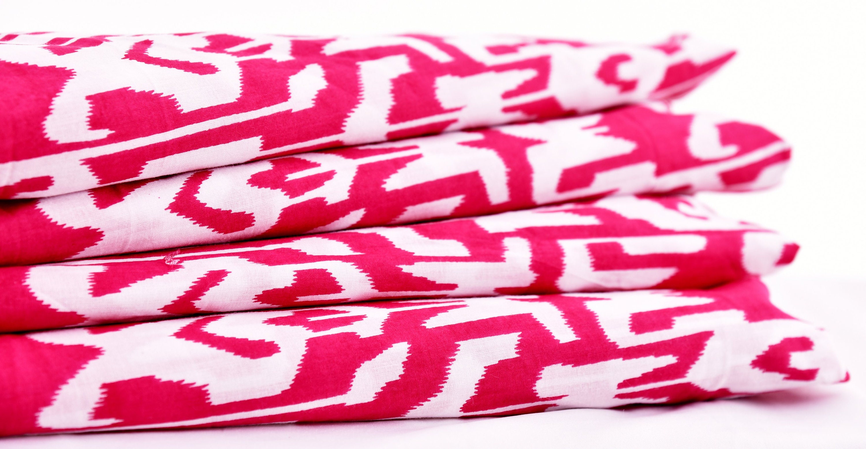 Beautiful Hand Print Ikat Fabric Cotton Fabric Screen Print - Etsy