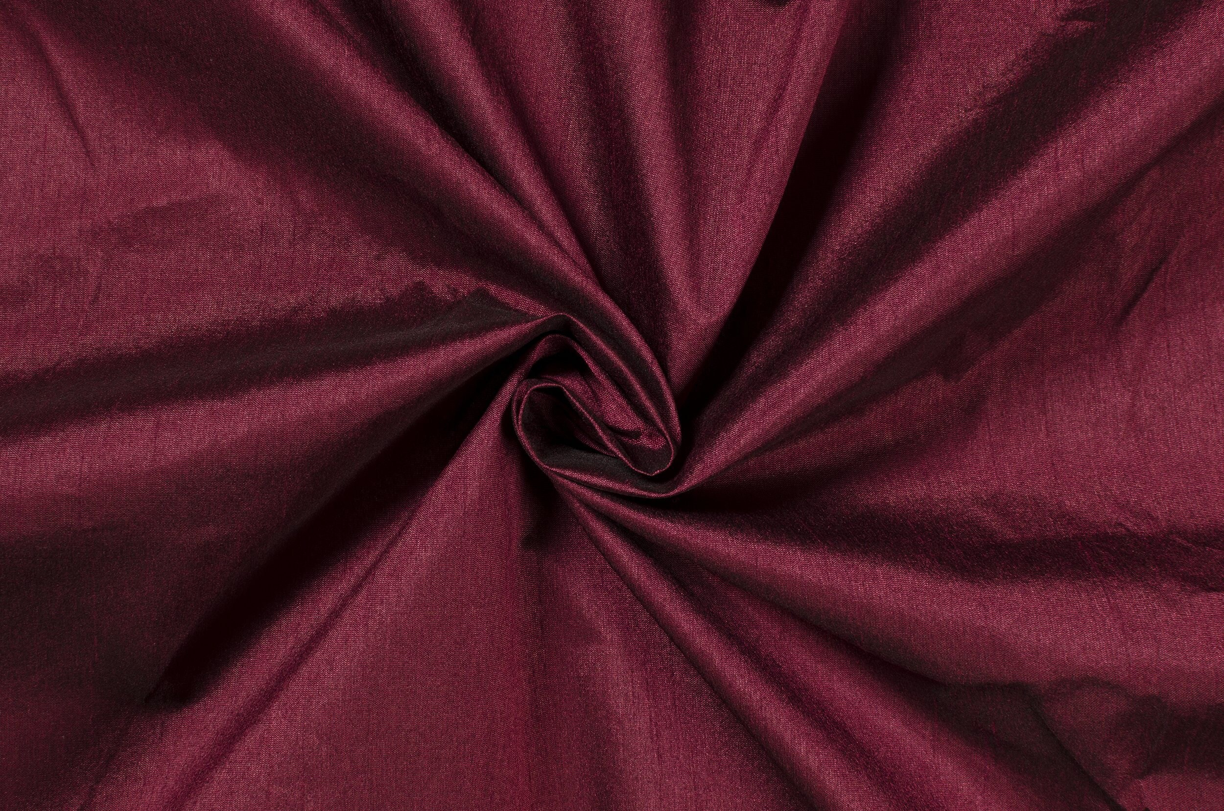 Wine Color Faux Silk Dupioni Fabric by the Yard Decorative | Etsy