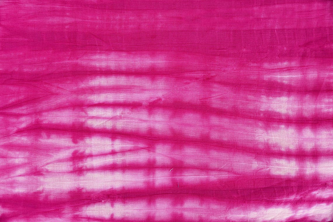 1/2.5/5/10 Yard Pink Fabric, India Handmade, Shibori Fabric,cotton ...