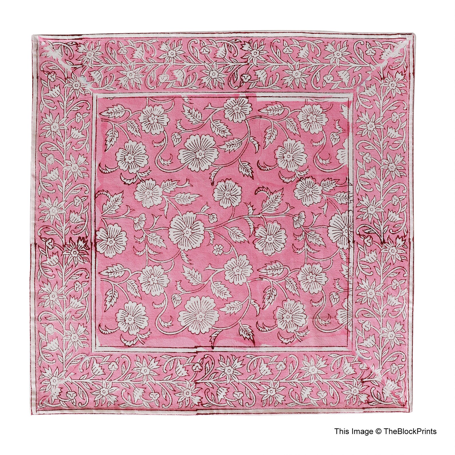 Indian Block Print Tablecloth Floral Cotton Table Cover - Etsy