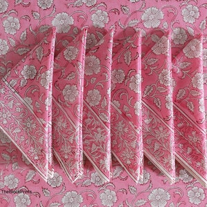 Indian Block Print Tablecloth Floral Cotton Table Cover - Etsy