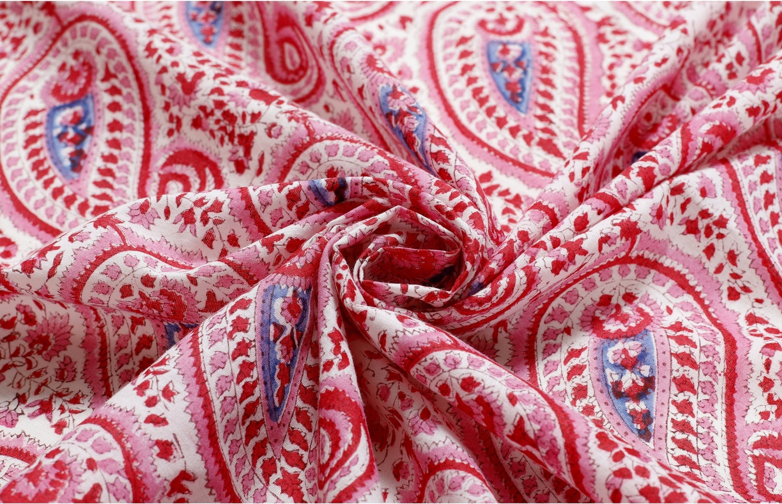 Paisley Print Block Print Fabric Cotton Fabric Vegetable Dyes Womens ...