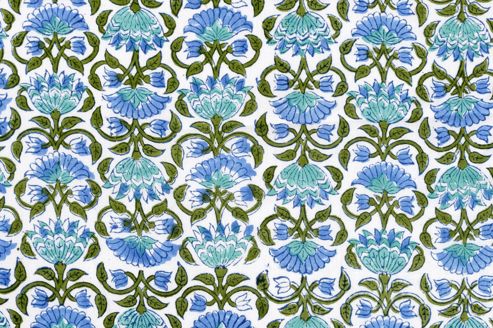 1 to 20 Yards Indian Hand Block Print Fabric Crazy Indian Cotton Fabric ...