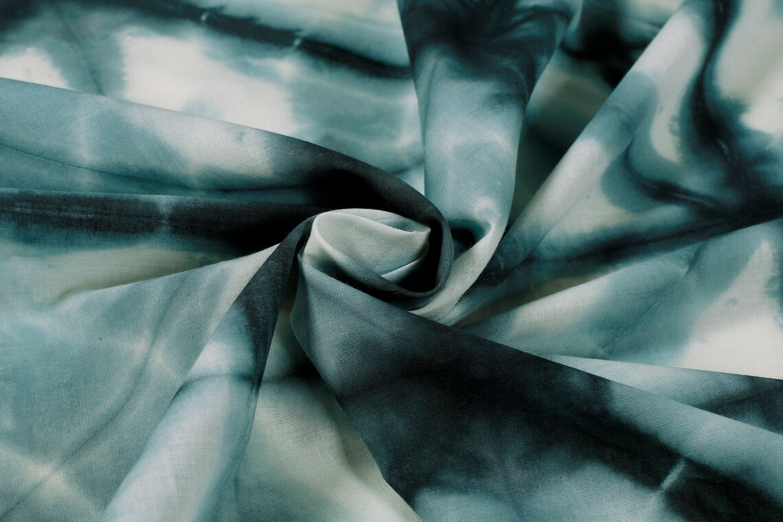 By the Yard Fabric, Handmade Dye Fabric, Tie Dye Fabric, Cotton Fabric ...