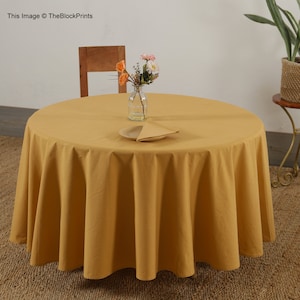 Linen Round Circle Table Cloth Custom Tablecloths Classic Table Linens ...