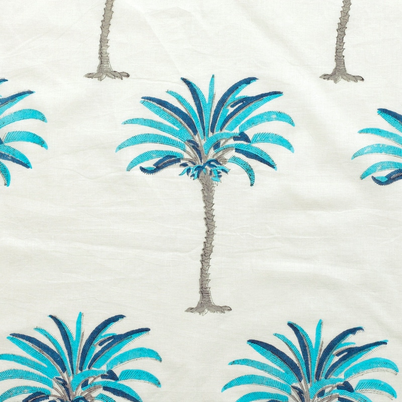 Palm Tree Fabric - Etsy UK